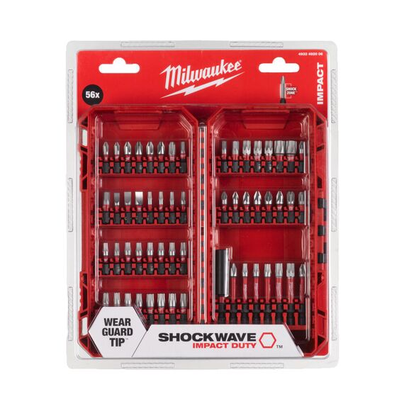 Купить набор ударных бит milwaukee shockwave™ impact duty™ bit set-56pc ...