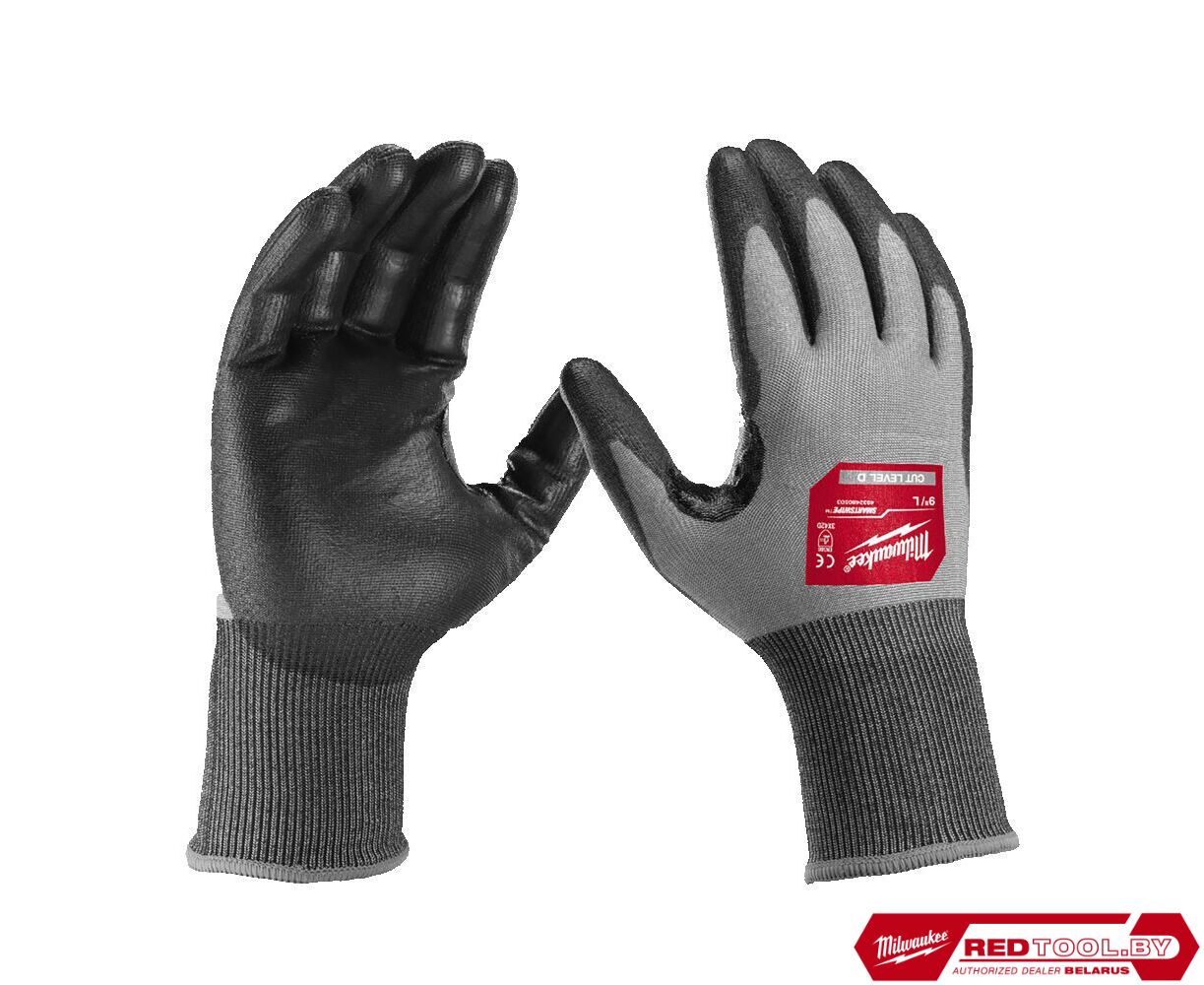 Купить перчатки рабочие milwaukee 12 pack hi-dex cut d gloves 9／l ...